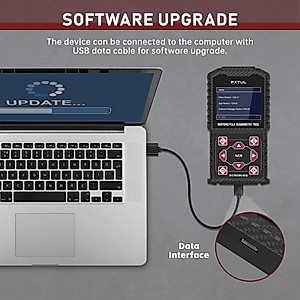 FXTUL M3-C Motorcycle Diagnostic Tool OBD2 Scanner Compatible for UZUKI Vespa EUROV and OBD2 Motorcycle, Universal Car Engine Fault Code Reader CAN Diagnostic Scan Tool
