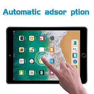 XunyLyee 2-Pack, Screen Protector for iPad 6th Generation 9.7", Tempered Glass for iPad 9.7 Inch 2018/2017 (iPad 6th/5th Generation)