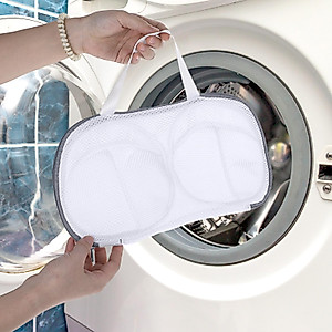 2 Pcs Bra Wash Bags for Laundry Bra Laundry Bags for Washing Machine Lingerie Bags for Washing Delicates Bra Bags for Laundry Bra Washer Protector for Laundry Lingerie Bag (A to C Cups)