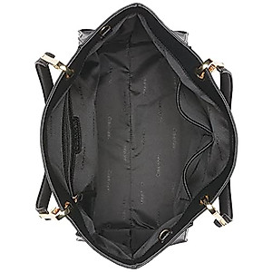 Calvin Klein Reyna North/South Tote, Black/Gold