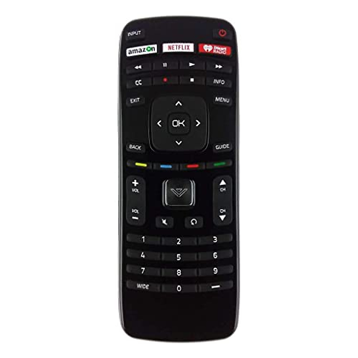 Vizio XRT112 Factory Original Replacement Smart TV Remote Control (Amazon/Netflix/iHeartRadio) - New 2018 Model