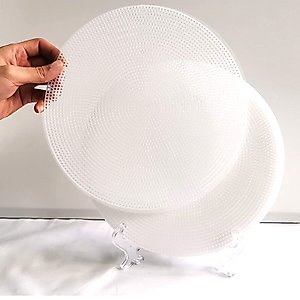 Rice Paper Water Bowl Holder Wrappers Rice Paper Wrappers for Spring Rolls Maker Large Bowl Shrimp Paper Roll Pastry Holder Rice Paper Holder 10 Plastic Mesh Trays and 1 Collapsible Stand