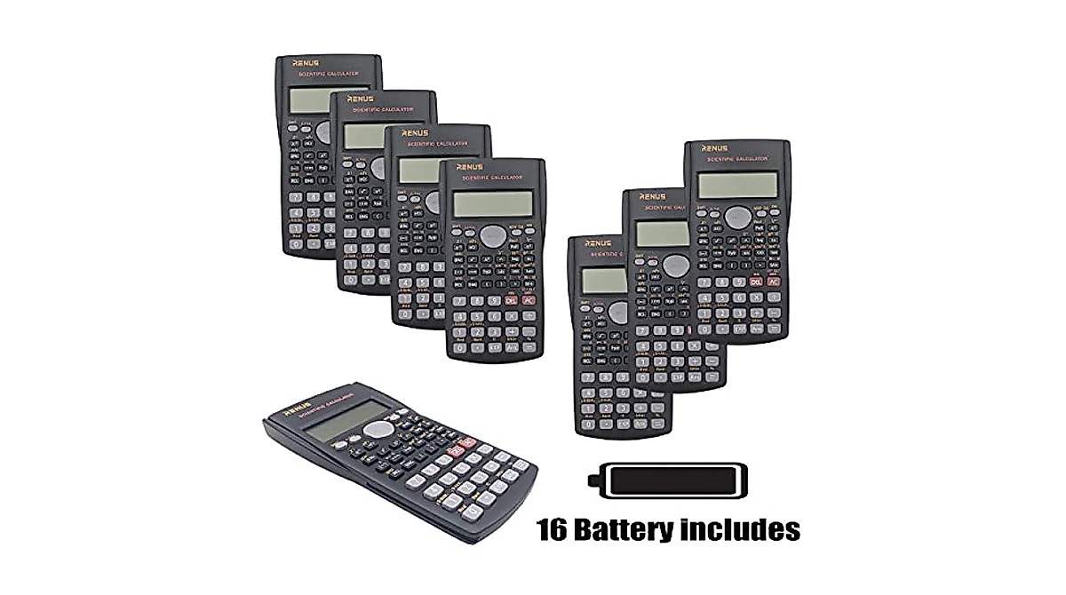 RENUS 8-Pack Engineering Scientific Calculator for Students