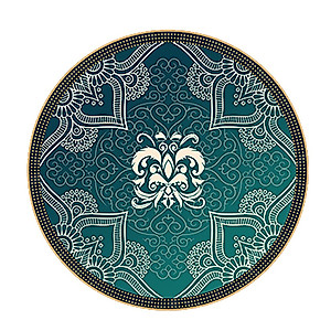 16-Piece Dinnerware Set, Round Dinner Plates , Dish set for 4,Scratch Resistant, Lead-Free, Microwave, Oven, and Dishwasher Safe