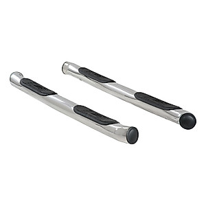 ARIES 201005-2 3-Inch Round Polished Stainless Steel Nerf Bars, No-Drill, Select Jeep Liberty
