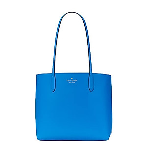 Kate Spade Ava Leather Reversible Tote (Fountain Blue)