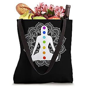 Chakra Mandala - Chakra Points Meditation Chakra Balance Tote Bag