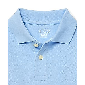 The Children's Place Baby Boys and Toddler Boys Short Sleeve Pique Polo, Brook, 5T