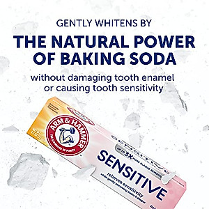 Arm & Hammer Sensitive Toothpaste, Refreshing Mint, Relieves Sensitivity, 4.5 Ounce (Pack of 12)