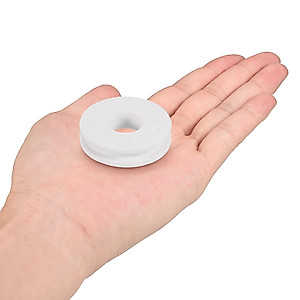 PATIKIL 1.77 Inch Fishing Line Spool, 1 Set/8 Pack EVA Foam Fishing Winding Board Plates Fly Fishing Gear Organizer with Case for Fishing Line Storage, White