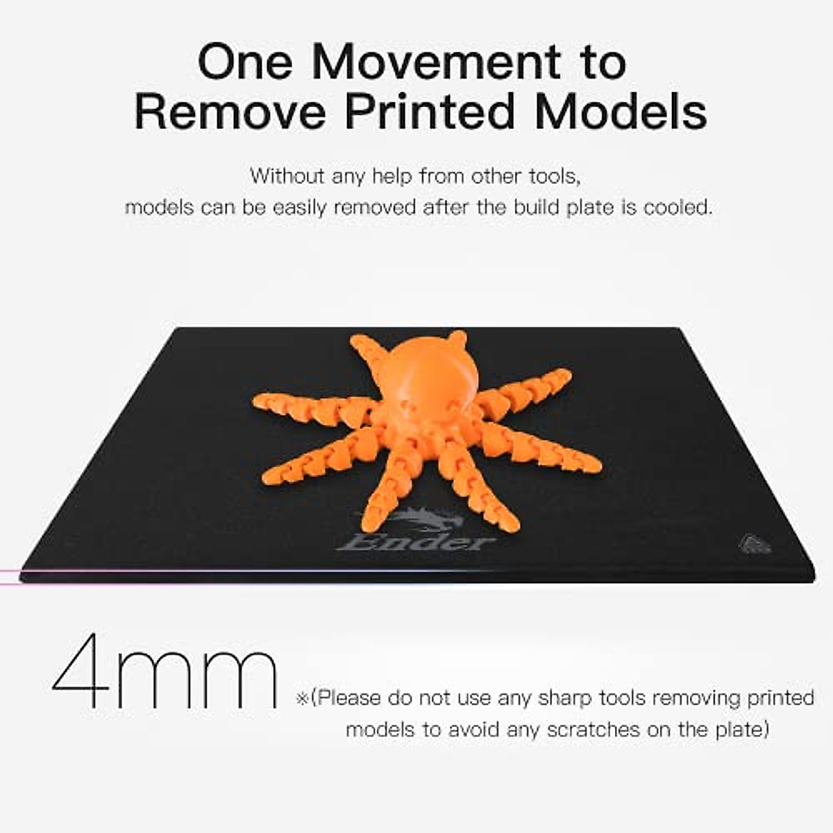 Creality Ender 3 PEI Glass Bed, Upgrade Textured 235x235mm 3D Printer Platform Black PEI Powder Coated Tempered Glass Heated Bed Build Plate for Ender-3 S1/3 S1 Pro/5S1 Ender-3 Neo/3 V2 Neo/3 V3 SE