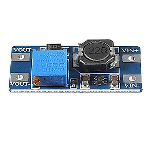DIANN 20pcs MT3608 Boost Module DC-DC Step Up Mpdule 2V-24V to 5V-28V 2A Output DC Voltage Regulator Adjustable Power Supply Board