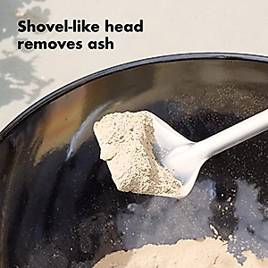 OXO Good Grips Grate Lifter Coal Rake, 2Coal Shovel & Rake, Stainless Steel