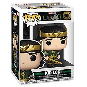 POP Marvel: Loki - Kid Loki with Alligator Loki Pop! Vinyl Figure (Bundled with Compatible Pop Box Protector Case), Multicolored, 3.75 inches