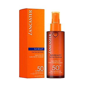 Lancaster Sun Beauty Dry Oil Fast Tan Optimizer SPF 50, 5 Ounce