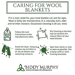 Genuine Irish Angora Mohair & Wool Throw Blanket Imported from Ireland, 72"x54" Inches, Traditional Celtic Style, Super Soft Feel & Warmth, Plaid Multicolor