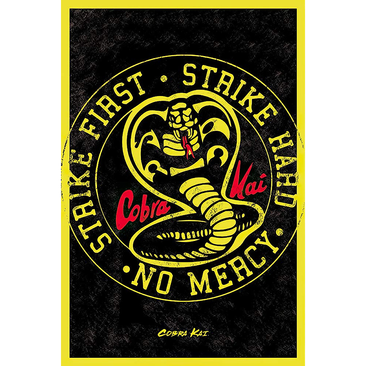 POSTER STOP ONLINE Cobra Kai - TV Show Poster (Emblem/Logo) (Size: 24" x 36")
