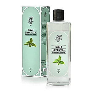 Rebul Green Tea Eau De Cologne Green Tea Scent with Essential Nutrients Cologne Splash (9.1 Fl Oz)