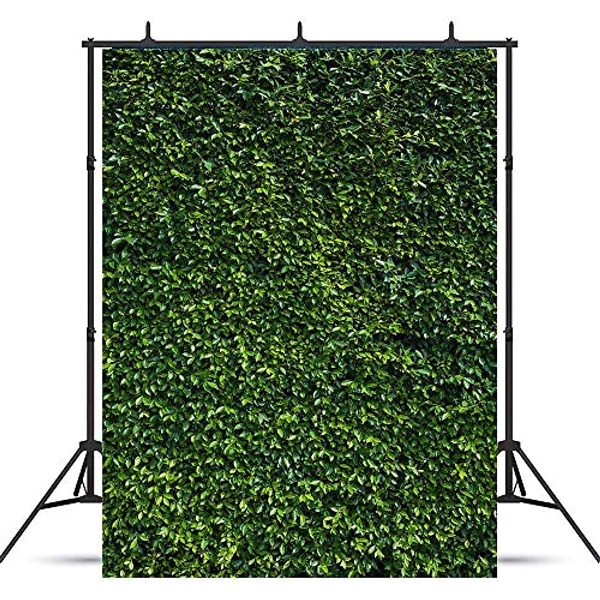 3D Green Leaves Photography Backdrops Spring Nature Outdoorsy Newborn Baby Shower Backdrop Wall Art Wedding Birthday Party Decoration Photo Background Studio Props Cake Table Booth 7x5ft