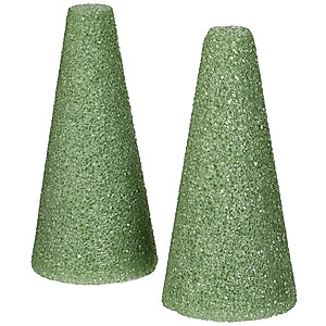 FloraCraft FloraFōM 2 Piece Cone 2.75 Inch x 6 Inch Green