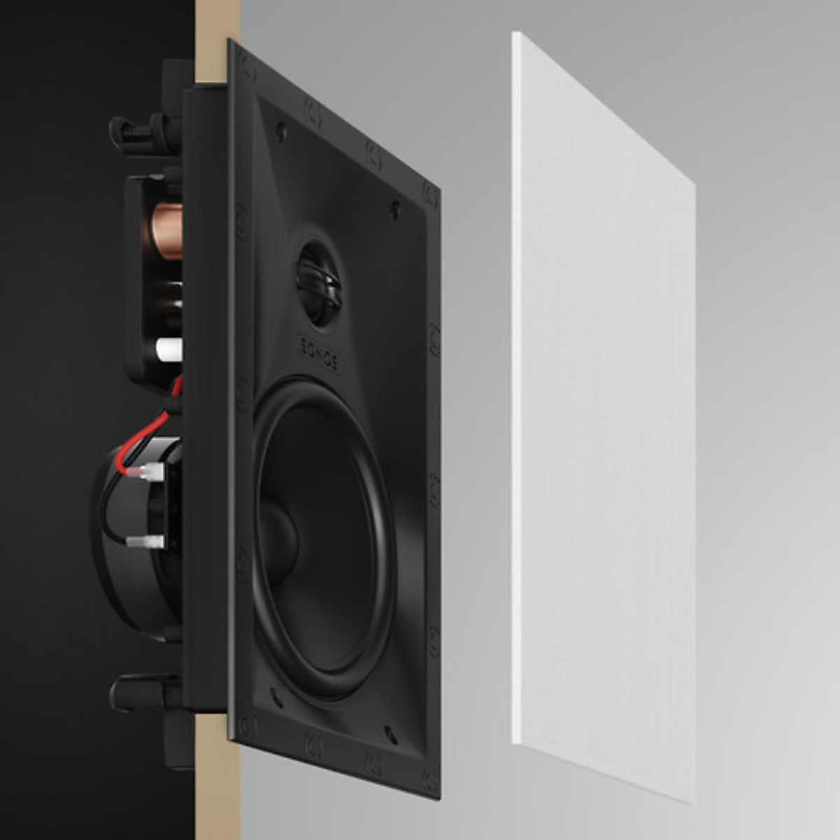 Sonos In-Wall Speakers - Pair of Architectural Speakers by Sonance for Focused Listening