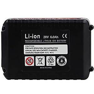 2 Packs 6.0Ah Extended Capacity Replacement Battery Compatible with Porter Cable 20V Lithium-ion Battery MAX PCC685L PCC680L PCC682L PCC685LP Cordless Power Tools Batteries