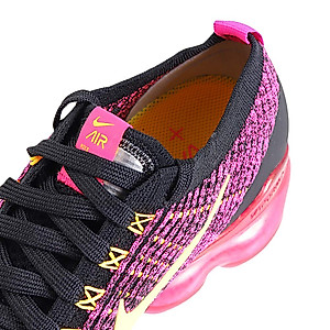 Nike Womens Air Vapormax Flyknit 3 Womens Aj6910-600 Size 6, Laser Fuchsia/Laser Orange-black