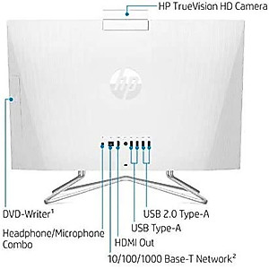 HP 23.8" Touchscreen IPS FHD WLED backlit All-in-One Desktop, AMD Ryzen 3 3250U, 8GB DDR4, 1TB 7200RPM HDD + 256GB PCIe NVMe SSD, Optical Drives, WiFi, Bluetooth, Camera, Media Card Reader, Windows 10