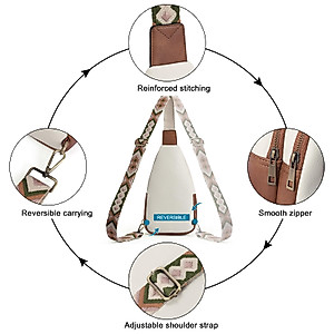 CLUCI Sling Crossbody Bag Bundles with Cute Backpack