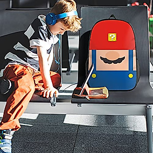 TUOKEO Gaming Characters Backpacks for Boys Girls, Cute Waterproof Backpack for School Fans Gifts 17 Inches