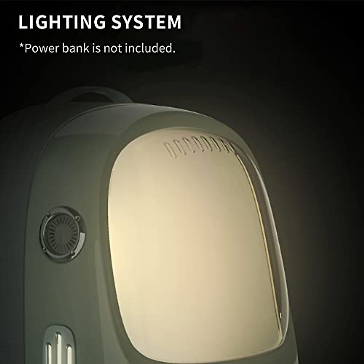 PETKIT Pet Backpack Carrier for Cats and Puppies, Ventilated Cat Backpack Carrier with Inbuilt Fan & Light, Comfort with Padded Strap for Travel, Hiking, Walking & Outdoor, Lightweight and Spacious