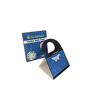 Tamusyaka Moth Traps for Clothes and Wool Rugs| Moth Prevention for Closets| Powerful Moth Killer Traps for House with Pheromones. Kids and Pets Safe (6)