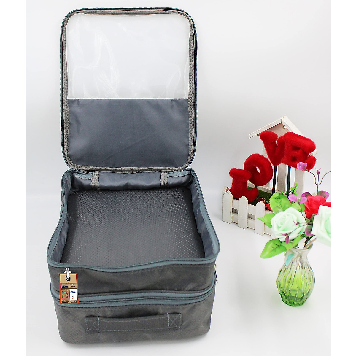 atorakushon® Shoe Bag Travel Organizer Pouch Waterproof Portable Storage Organizer Shoe Pouch Shoe Bag Cover Grey