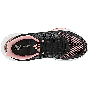 adidas Women's EQ21 Running Shoe, Core Black/Grey Six/Wonder Mauve, 8