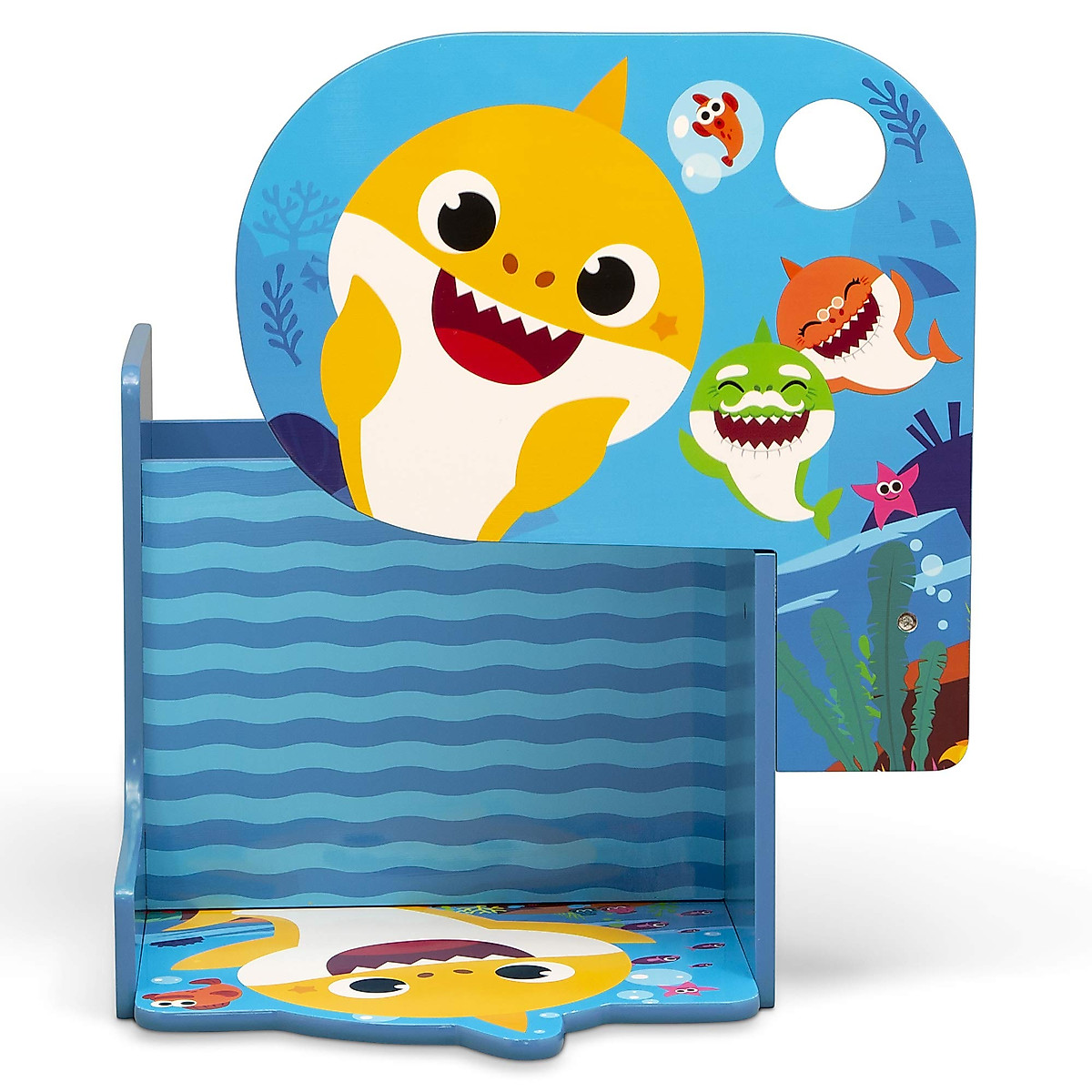 Baby Shark Chair Desk with Storage Bin - Ideal for Arts & Crafts, Snack Time, Homeschooling, Homework & More by Delta Children