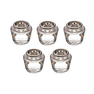 D'light Online HD15 Liquid Votive Fuel Cells 15 Hour Disposable Liquid Disposable in Clear Plastic Fuel Cells Liquid Paraffin in Easy to Open Packaging- Set of 96