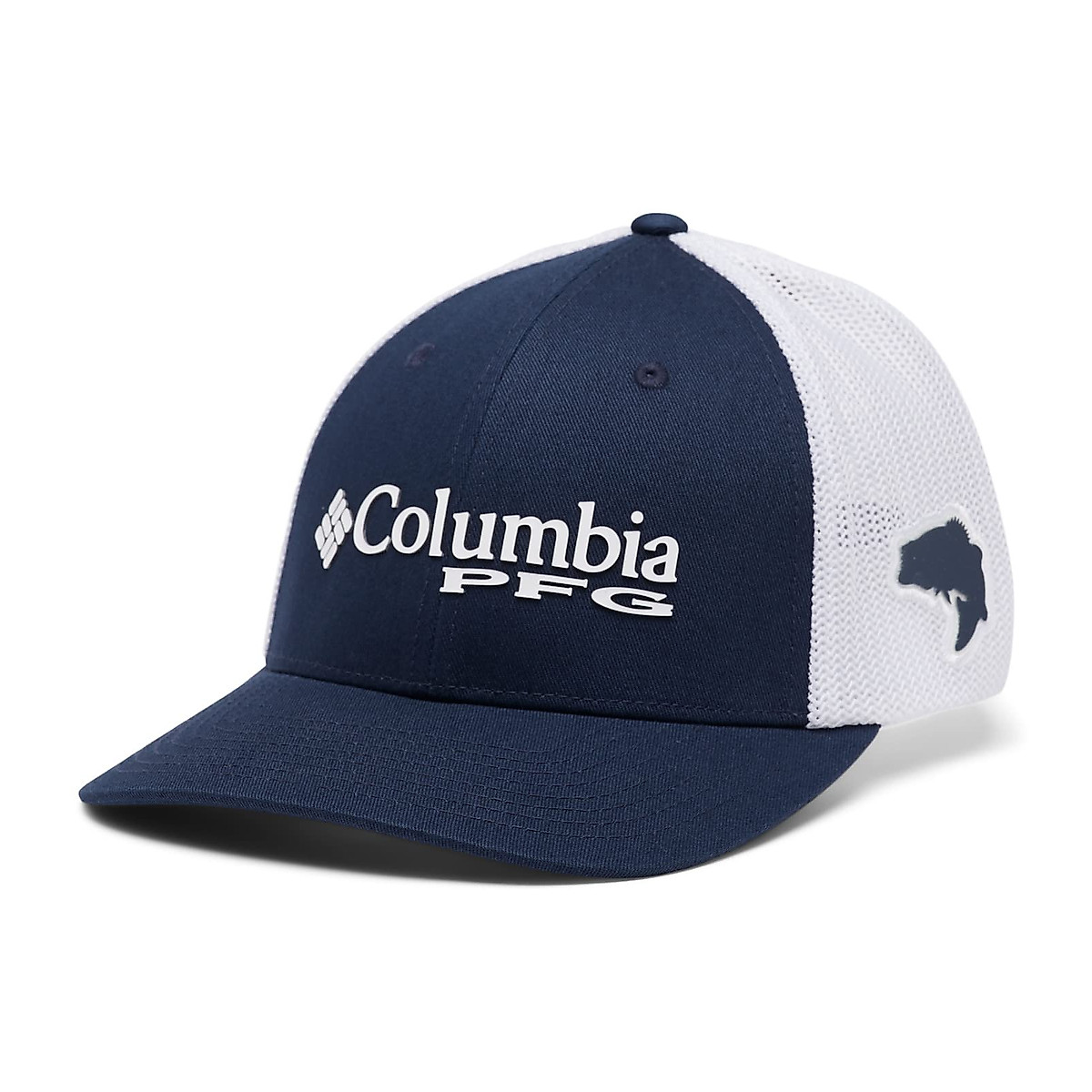 Columbia Unisex PFG Mesh Ball Cap, Collegiate Navy, S/M
