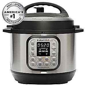 Instant Pot Duo Mini 7-in-1 Electric Pressure Cooker, Sterilizer, Slow Cooker, Rice Cooker, Steamer, Saute, Yogurt Maker, and Warmer, 3 Quart, 11 One-Touch Programs & Pot Mini Mitts