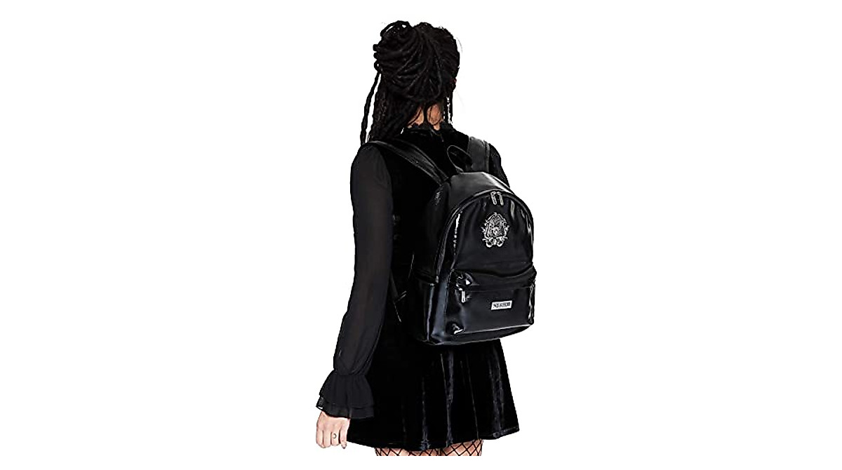 Killstar Vlad Vampire Bat Gothic Vegan Leather Backpack