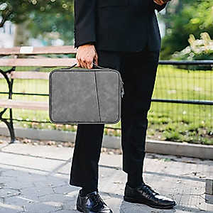 Lacdo Tablet Sleeve Case for 10.9 inch New iPad / 11 inch iPad Pro / 10.2 inch iPad / 10.9" iPad Air / 10.5 inch iPad Pro Air, Galaxy Tab A8 10.5" Protective Bag, Fit Apple Smart Keyboard, Dark Gray