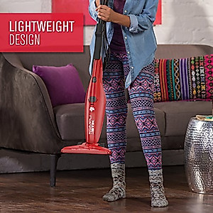 Dirt Devil Simpli-Stik Vacuum Cleaner, 3-in-1 Hand and Stick Vac, Small, Lightweight and Bagless, SD20000RED, Red