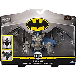 BATMAN, 4-Inch BATMAN Mega Gear Deluxe Action Figure with Transforming Armor