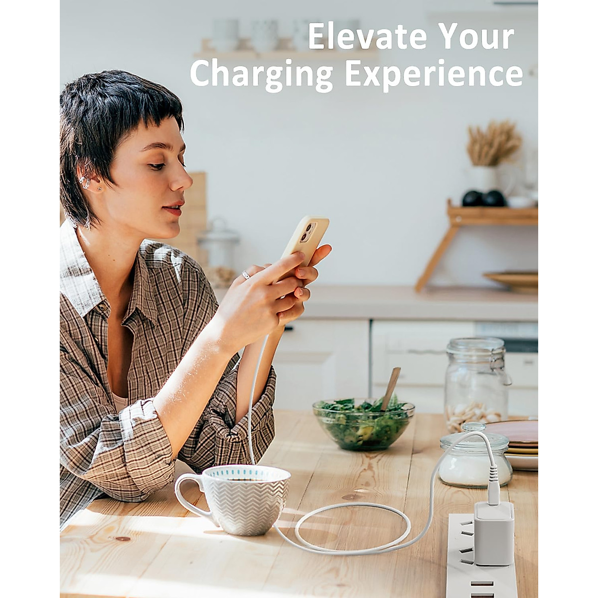 USB C Wall Charger, 2-Pack 20W USB-C Power Adapter Charger Block Compact USB C Charger Fast Charging Adapter for iPhone 15 14 13 12 11, 15Pro,15Pro Max,15Plus,Xs/X, iPad and More