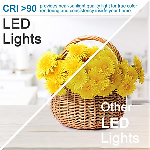 YGS-Tech 6 Pack PAR20 LED Light Bulbs, 7W Dimmable Flood Bulbs (50W Equivalent), LED Spotlight Bulb, 4000K Nature White, CRI80+, 500 Lumens, E26 Base, 25,000 HRS, Indoor/Outdoor - UL Listed