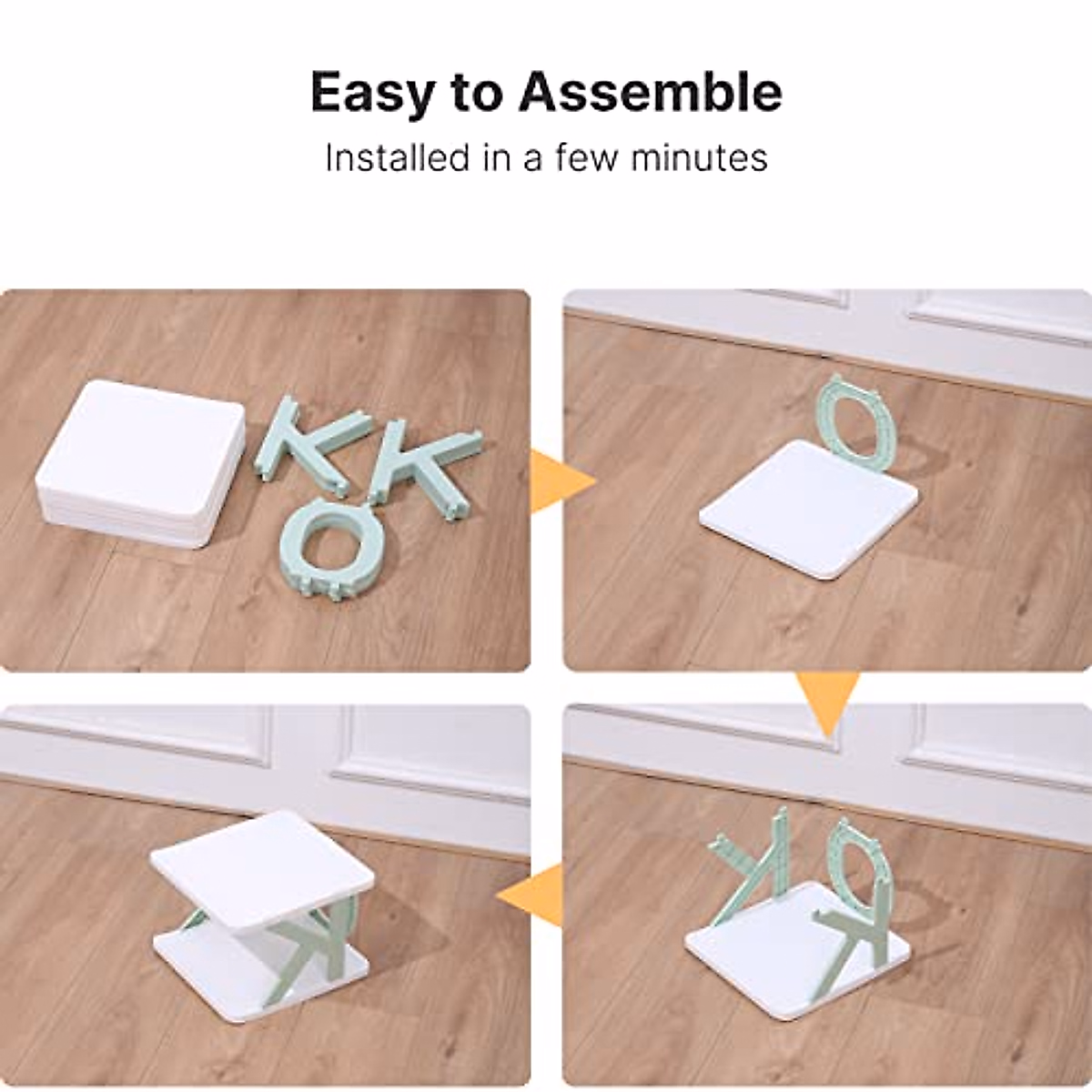 Kacimil Shoe Rack, 6 Tiers Shoe Organizer, Free Standing Shoe Storage, Stackable Shoe Rack for Closet, Entryway, Small Space, Corner, Bedroom - Blue