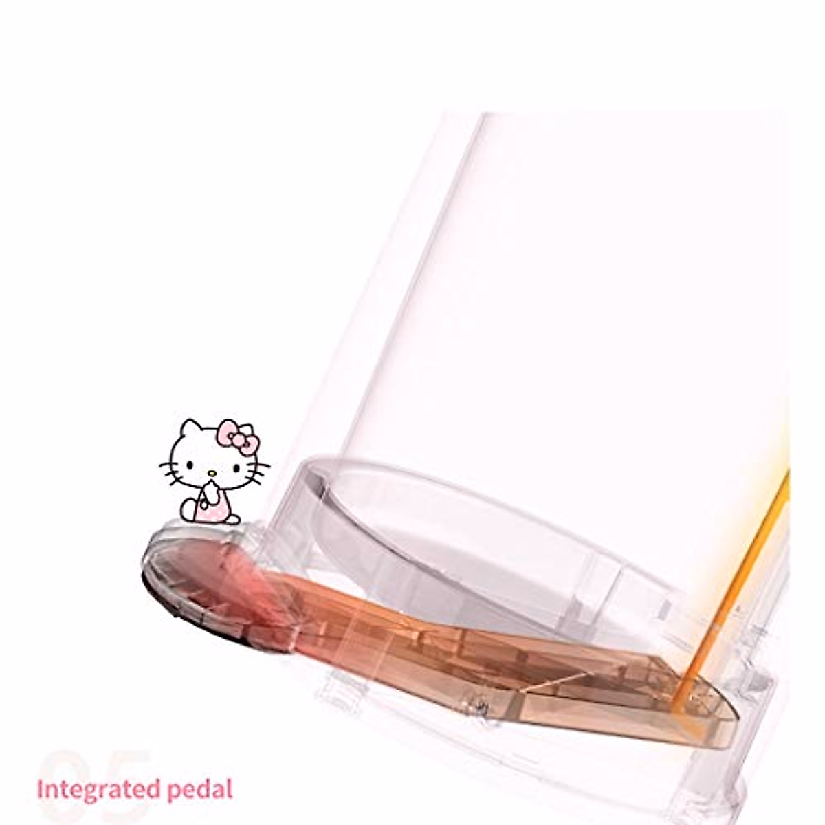 CHENXIANGTA8 Garbage Can Household Stainless Steel Trash Can Foot Pedal Small Paper Basket with Lid Pink Bedroom Kitchen Living Room Bathroom for Girls Garbage Cans for Kitchen