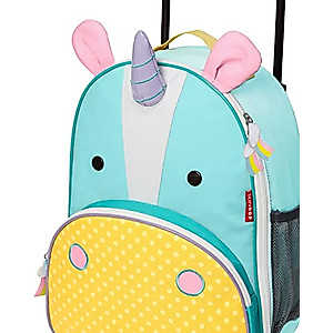Skip Hop Kids Luggage with Wheels, Zoo, Unicorn