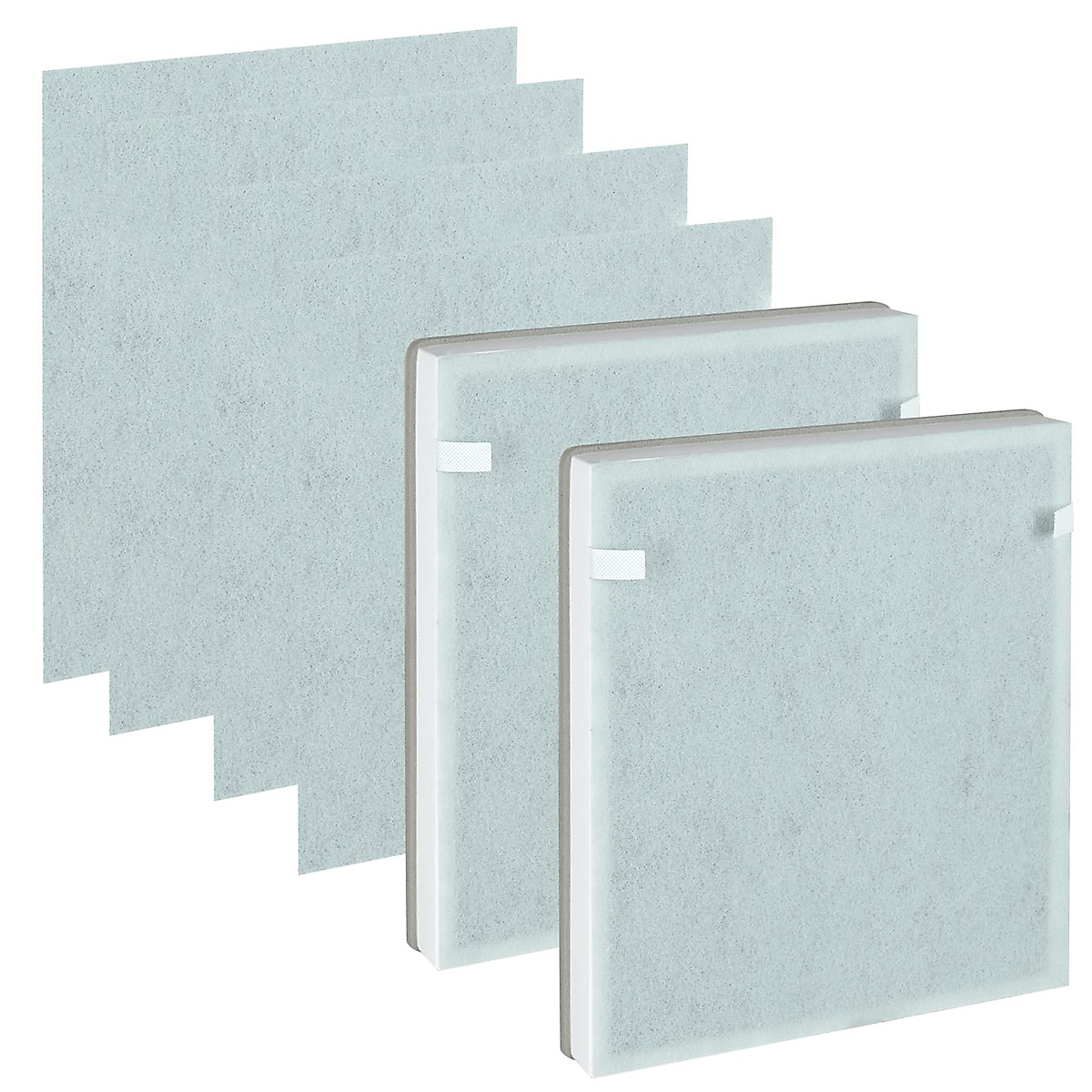 Breabetter 2-Pack H7123101 / H211 / H211S True HEPA Replacement Filter Compatible with Govee Purifier H7123 and Homvana Purifier H211/H211S, H13 True HEPA Filters