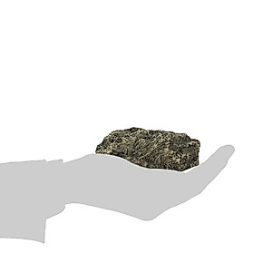 PANGAEA Key Hider Fake Rock, Weatherproof and Safe for Spare Keys, Real Look and Feel Stone, Garden, Outdoor, Geocaching (Type-A (Black), 1 Pack)