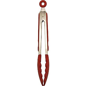 Starfrit T93290 9-Inch Silicone Tongs